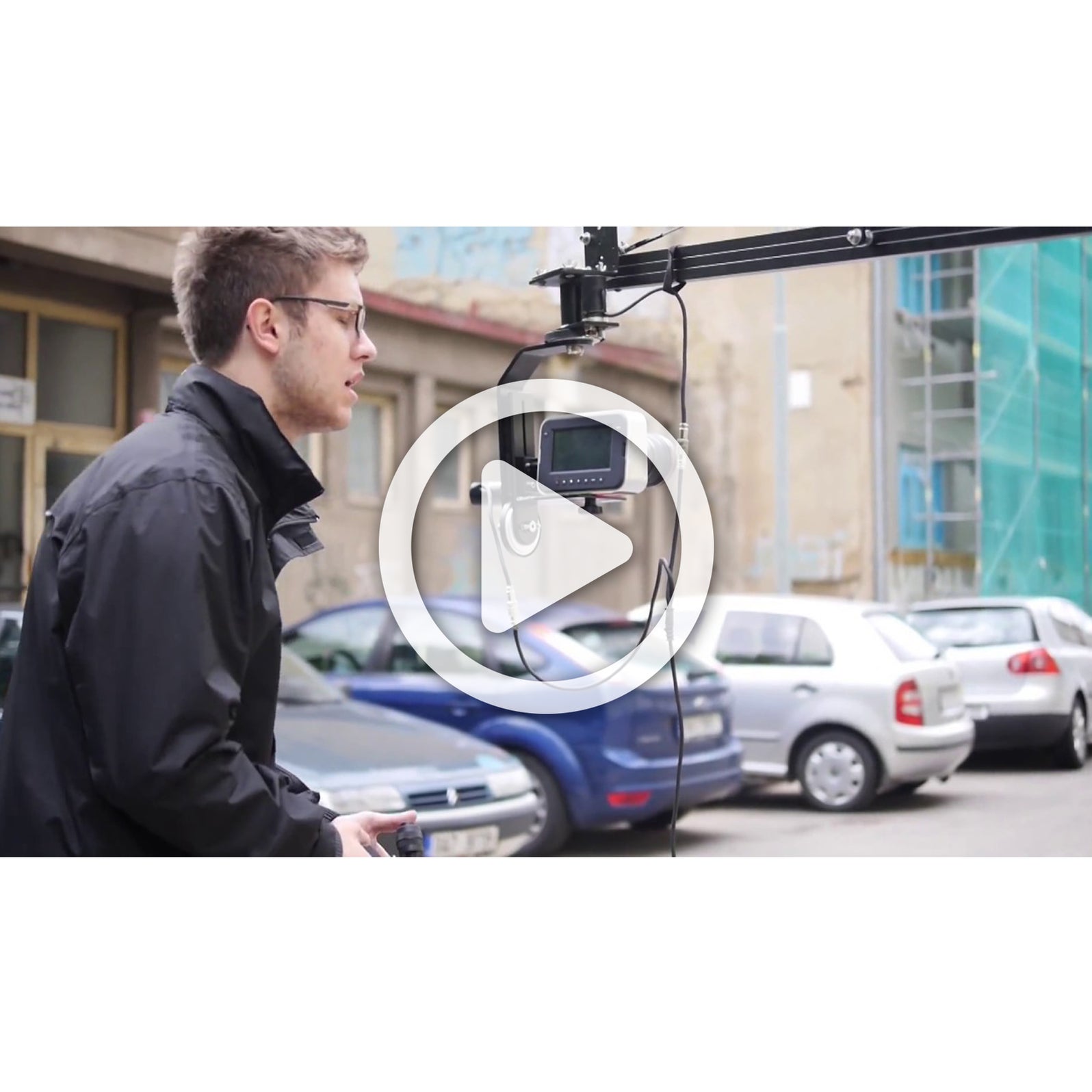 PROAIM 14ft Camera Jib Video Film Crane, Jib Stand + Bag