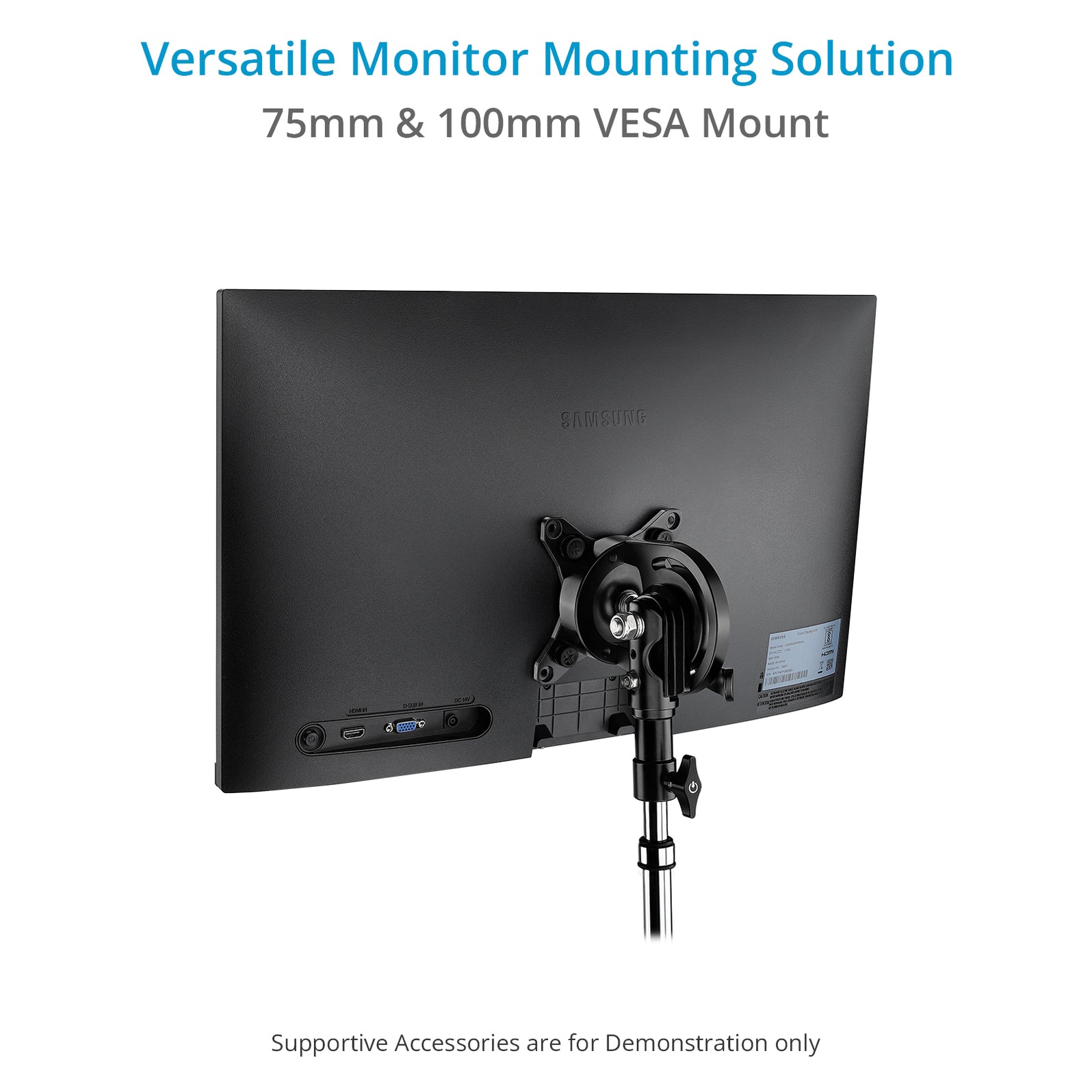 Proaim 360° Rotation VESA 75mm/100mm Tilting Monitor Mount with 5/8 ...