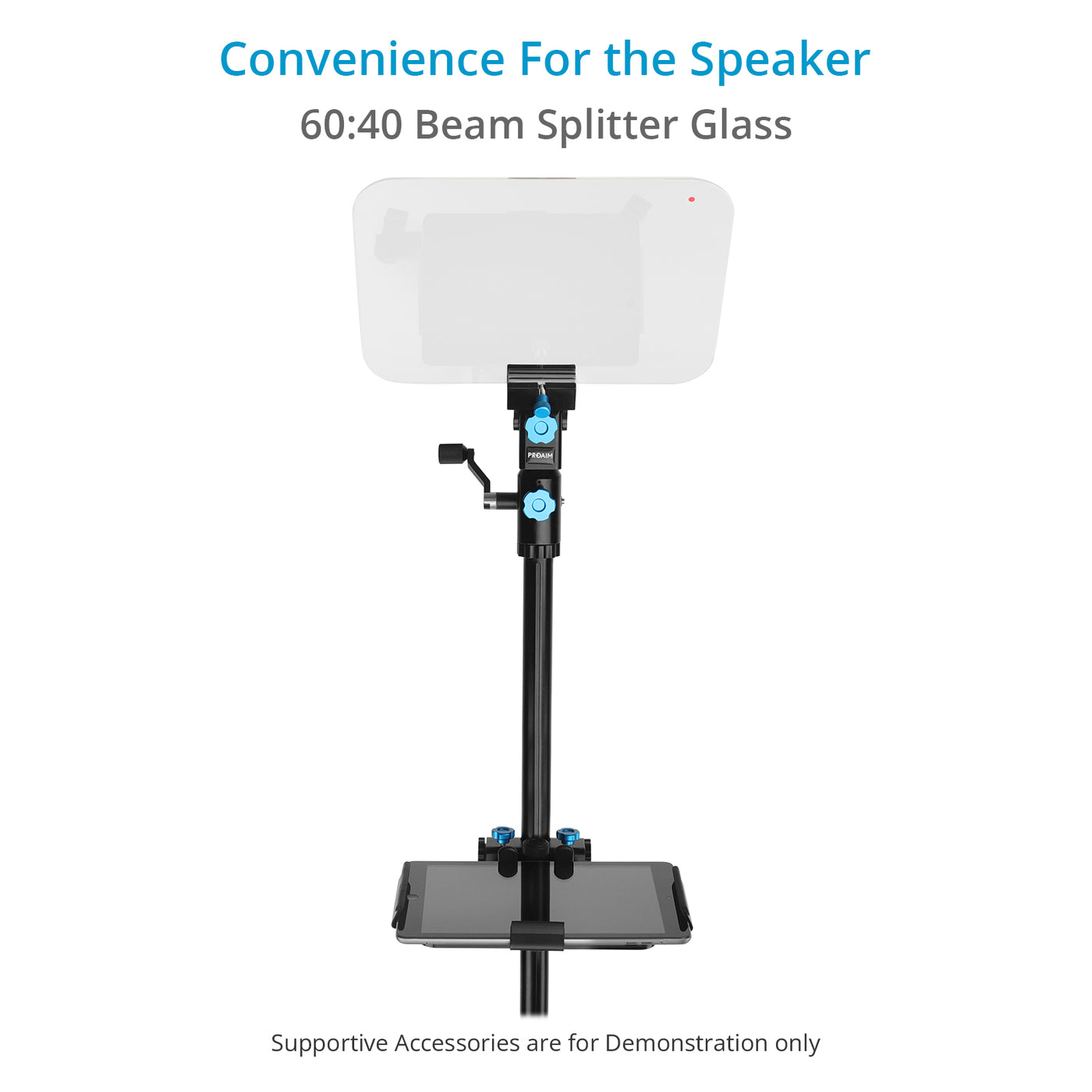 Proaim Professional Speech Teleprompter | Fits up to 17” Tablets ...