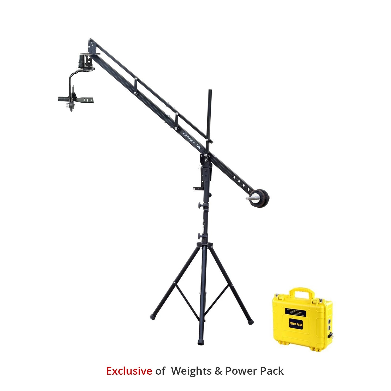 PROAIM 9FT Camera Jib with Jib Stand, Jr. Pan-Tilt Head — Flyfilms