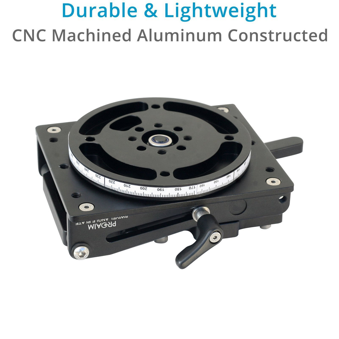 Proaim Swivel Pan Tilt Wedge Leveling Camera Plate, 25kg/55lb Payload