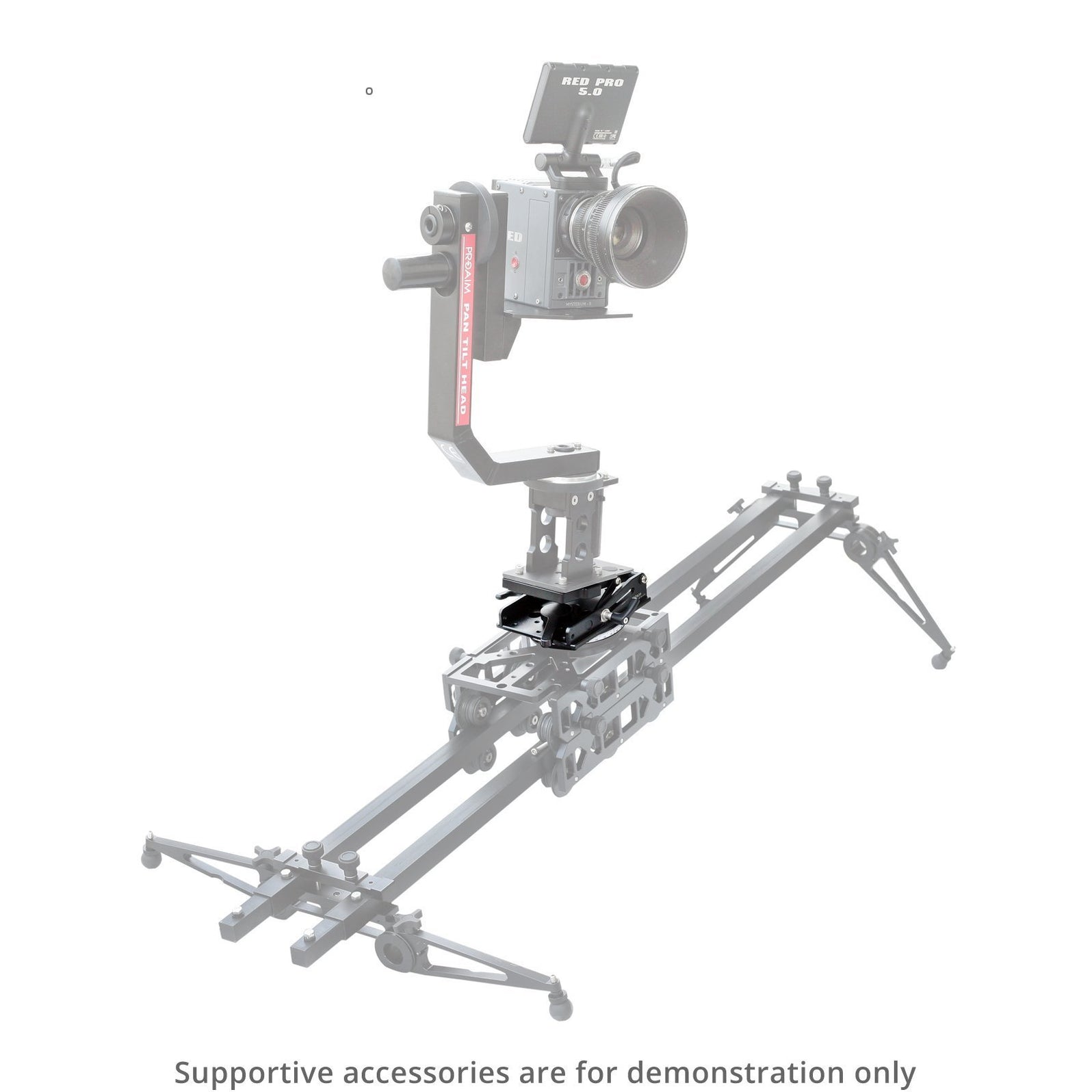 Proaim Swivel Pan Tilt Wedge Leveling Camera Plate, 25kg/55lb Payload