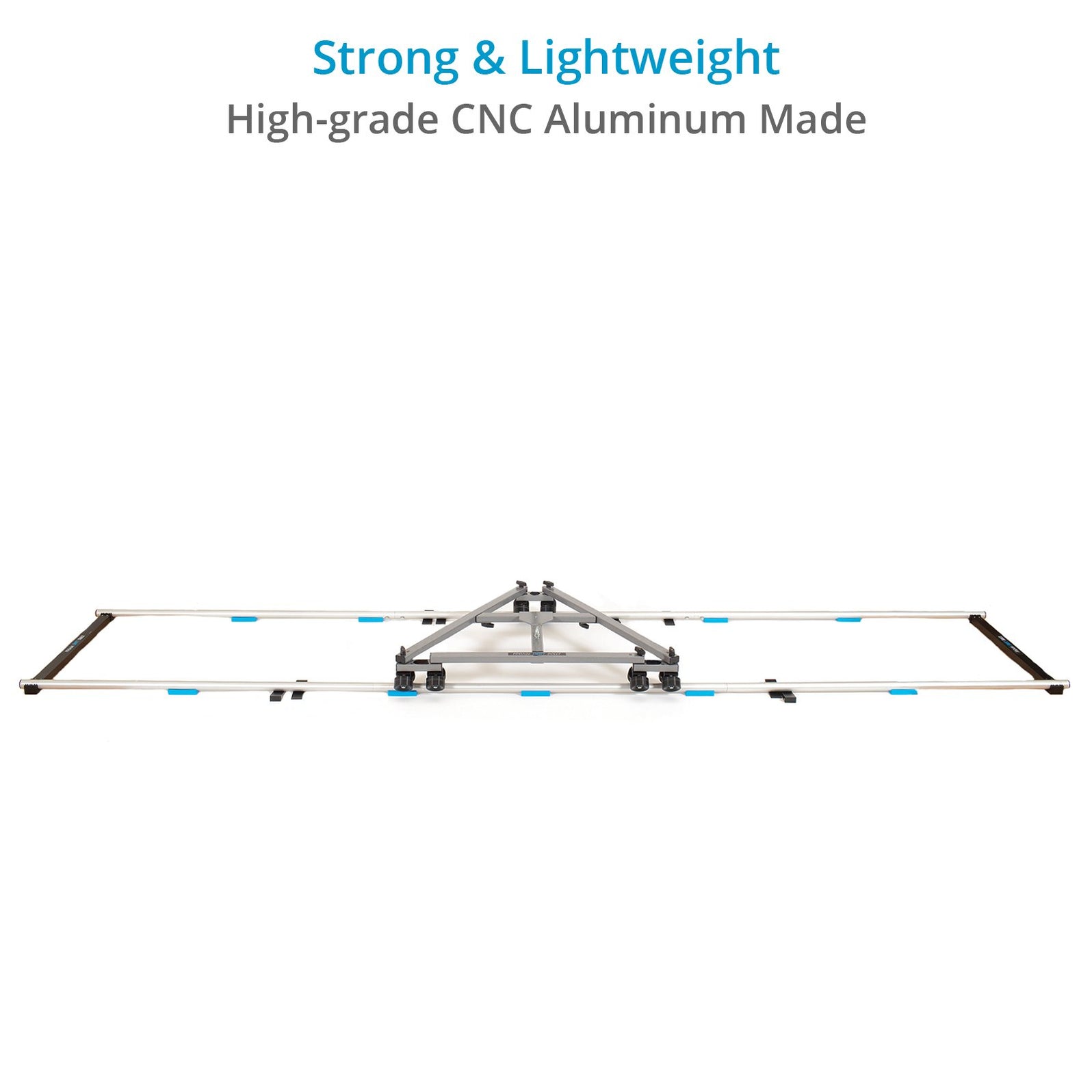 Proaim 12ft Heavy Duty Aluminum Track for Camera Dolly Tripod