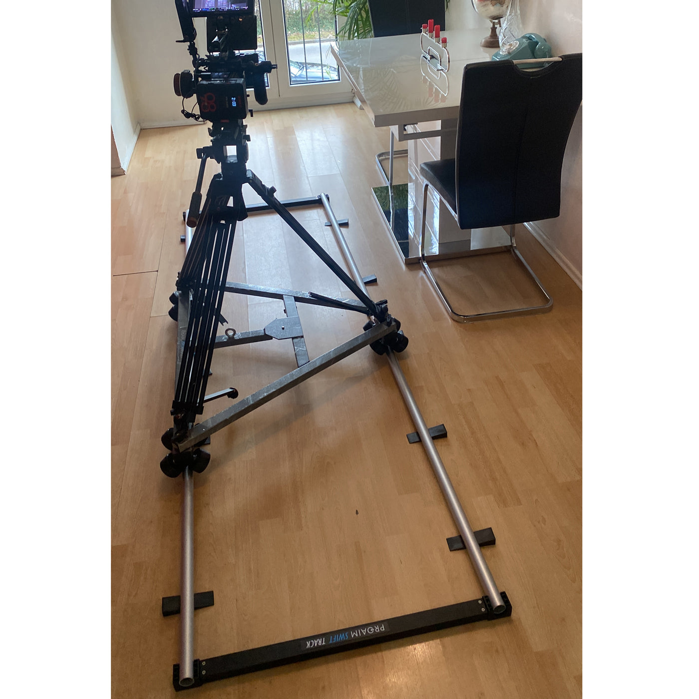 Proaim 12ft Heavy Duty Aluminum Track for Camera Dolly Tripod