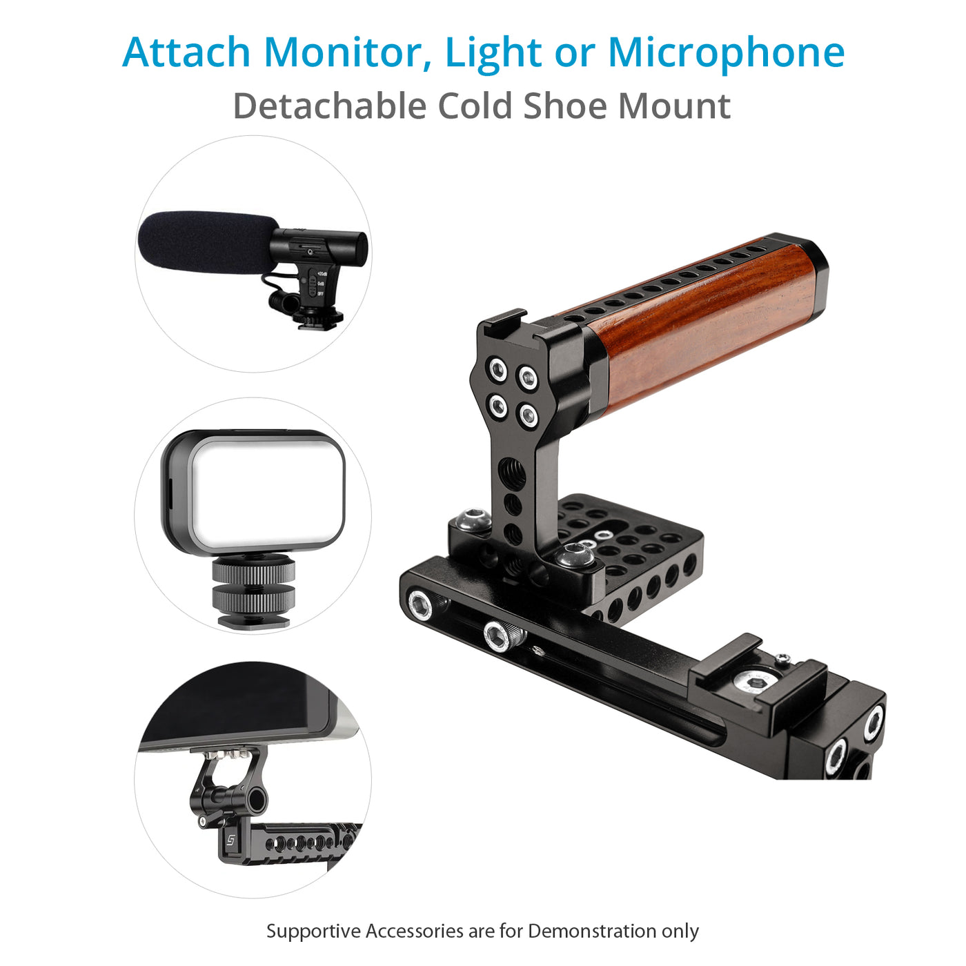 Proaim SnapRig Universal DSLR Camera Cage - Adjustable Rig w 2 Handles ...