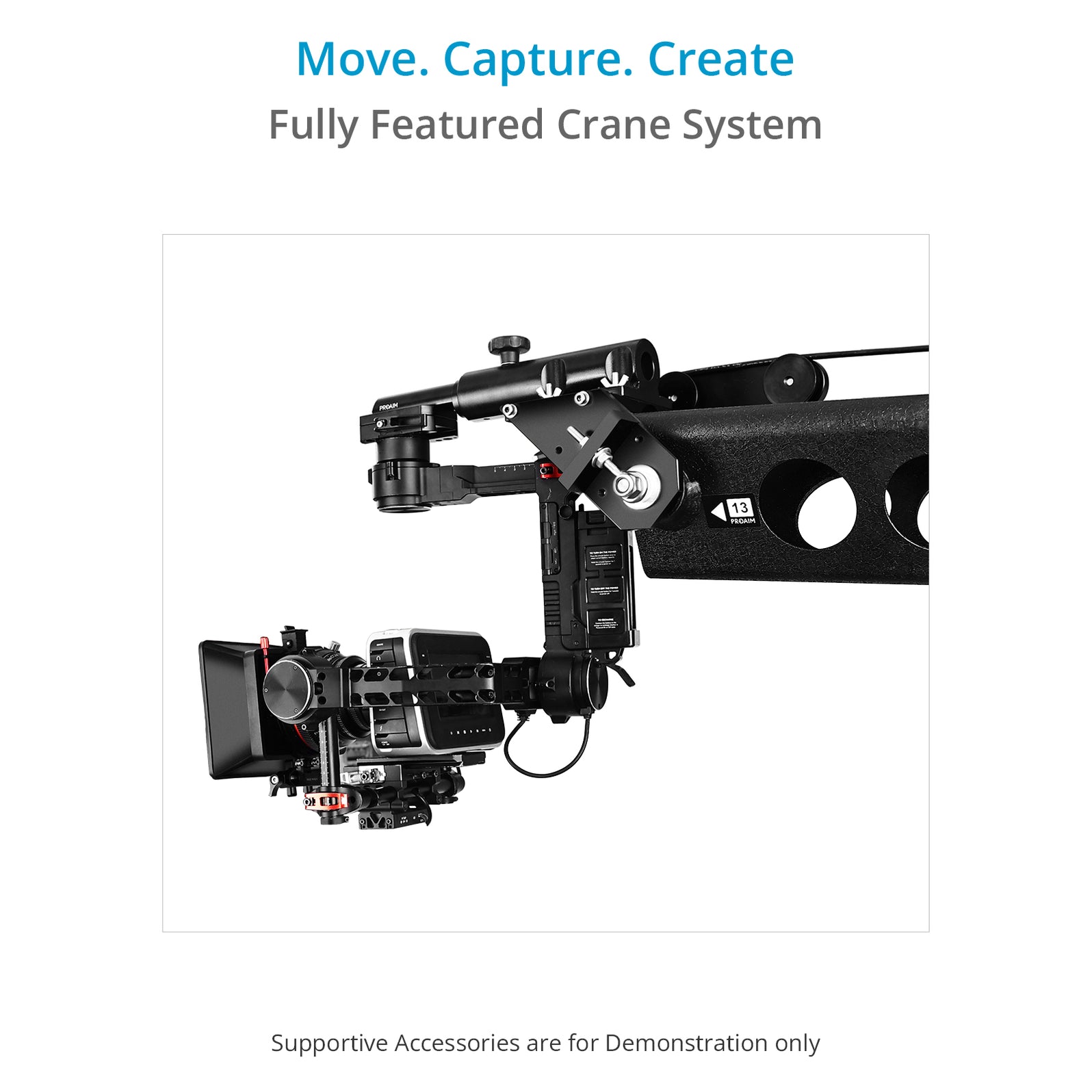 Proaim 40ft (12m) Camera Crane for Film/Video Production
